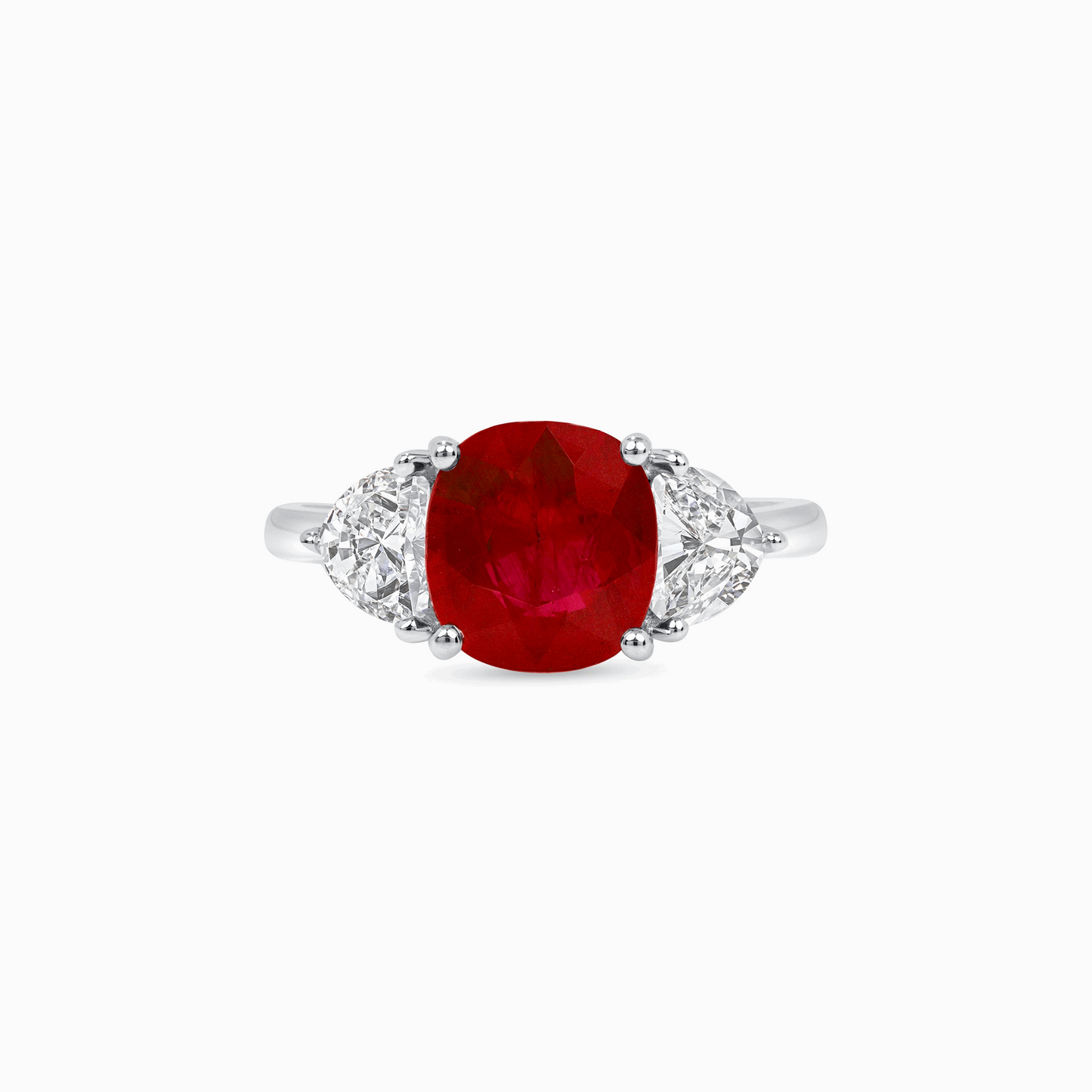Greenland Ruby Diamond Platinum Ring – ROBIN WOOLARD CUSTOM DESIGN